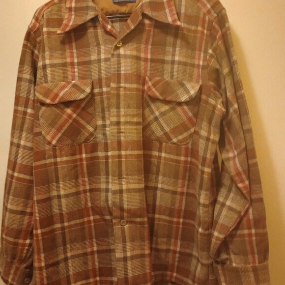 Pendleton | Shirts | Pendleton Wool Large Mens Plaid Shirt | Poshmark